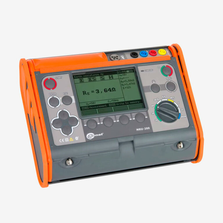 Sonel MRU-200 | Medidor de Resistencia a Tierra y Resistividad de Suelo ...